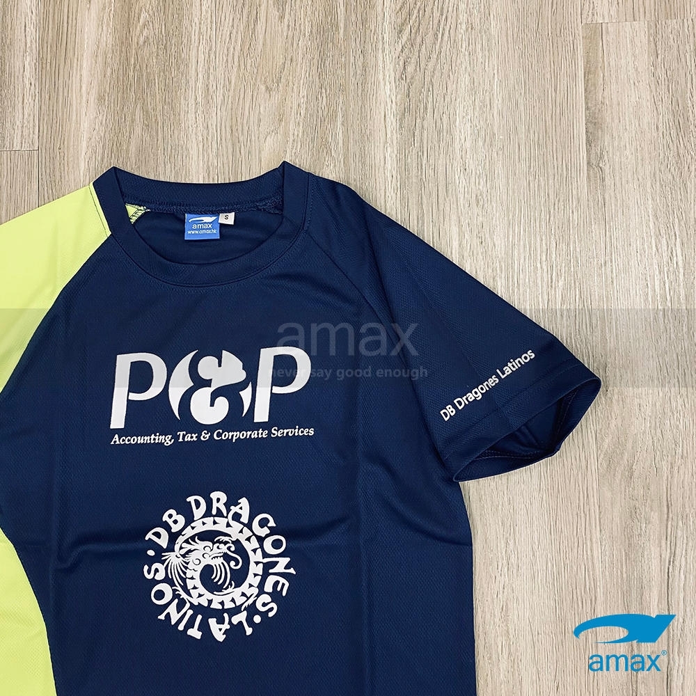 Customize Quick Dry Sports Tee Shirt | Sports Shirt | Custom Made | Amax